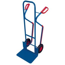 VARIOfit Stahlrohr-Stapelkarre 250 kg mit Gleitkufen (L) - Enzianblau