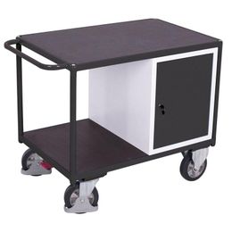 VARIOfit Schwerlast Werkstattwagen 1000 kg Traglast + EasySTOP Typ M - Anthrazitgrau
