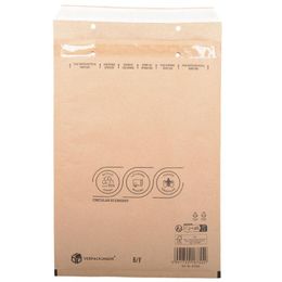 100 x Luftpolsterversandtasche (braun) 6 / F 220 x 340 mm