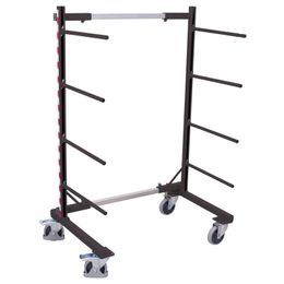 VARIOfit XL-Tragarmwagen einseitig mit 2 Pfosten - Anthrazitgrau