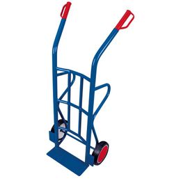 VARIOfit Stahlrohrkarre 250 kg Vollgummibereifung Typ XXL - Enzianblau