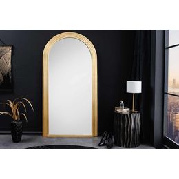 Riess Ambiente Edler Wandspiegel ART DECO 160cm gold Rundbogen Spiegel Riess-Ambiente Glamour Modern Retro