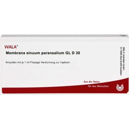 WALA Membrana sinuum paransalium Gl D 30 Ampullen 10X1 ml