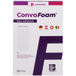 Convafoam Schaumverband nicht-adhäsiv 10x20 cm 5 St