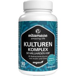 Vitamaze GmbH Kulturen Komplex 20 Darmbakter.50 Mrd Kbe veg.Kps. 90 St
