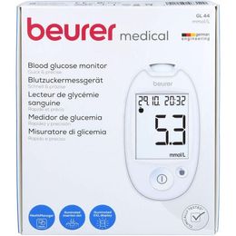 Beurer GL44 Blutzuckermessgerät mmol/l weiß 1 St