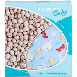 Dr. JUNGHANS Kirschkernkissen 10x10 cm Baby weiß/rosa kariert 1 St