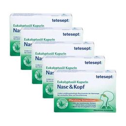 Tetesept Eukalyptusöl Kapseln Nase & Kopf (5x20 St) 5 St
