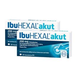 HEXAL&reg; Ibuhexal akut 200 Filmtabletten Doppelpackung (2x10St) 2 St