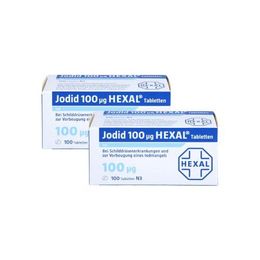 HEXAL&reg; Jodid 100 Hexal Tabletten Doppelpackung (2x100St) 2 St