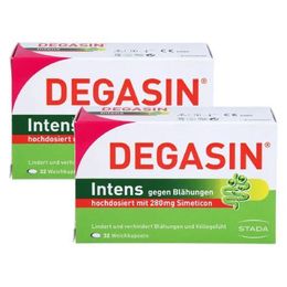 STADA Degasin intens 280 mg Weichkapseln Doppelpackung (2x32St) 2 St