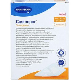 Paul Hartmann AG Cosmopor transparent Folienverband 5x7,2 cm steril 5 St
