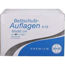 PARAM Bettschutzaufl.PREMIUM 60x90 cm K16 12lg. 50 St
