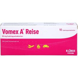 Vomex A Reise 50 mg Sublingualtabletten 10 St
