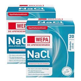 WEPA Inhalationslösung NaCl 0,9% Set (2x100ml) 2 St