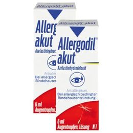 Allergodil akut Augentropfen (2x6 ml) 2 St