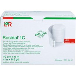 Lohmann & Rauscher Rosidal 1C Binde 10 cmx6 m 6 St