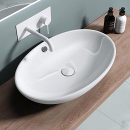 Keramik Aufsatz Waschbecken Waschschale Waschtisch Waschplatz BRL306