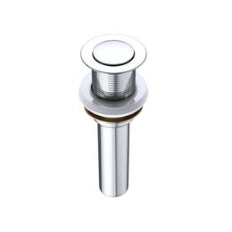 Automatik Ablaufgarnitur Push Open Pop Up Chrom Messing Ablauf Abfluss PU05