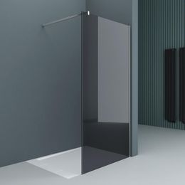 Walk In Dusche Grau Glas Duschabtrennung Duschtrennwand BR1VG-120cm-mmbr1