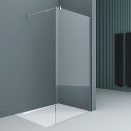Walk In Dusche 8mm Duschwand ESG Glas Duschabtrennung begehbare Dusche BR01K-100cm-2 x mmbr3