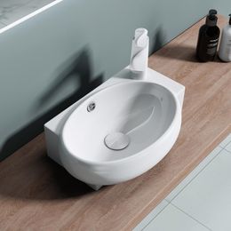 Handwaschbecken Waschschale Waschbecken Waschtisch G&auml;ste WC BRL001-Rechts