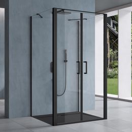 doporro Duschkabine U-Form 80x90x80cm Duschabtrennung zwei Dreht&uuml;ren ESG-Sicherheitsglas Klarglas mit Nano-Beschichtung Ravenna66UK Marke: doporro-