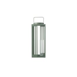Laterne grün Metall,Glas Maße (cm): B: 12 H: 35,5 Accessoires > Gartendekoration > Laternen & Windlichter » Garten und Möbel DE