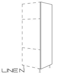 Abschlusswange in Korpushöhe für Nobilia LINE N Hochschrank in Höhe 3 (2160 mm) | NHWK10-3 | 10 mm stark | Tiefe 598 mm