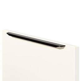 Aufschraubgriffleiste Schwarz, Nobilia Nr. 820, Bohrabstand 134 mm (3 Bohrungen), für 45 cm breiten Schrank