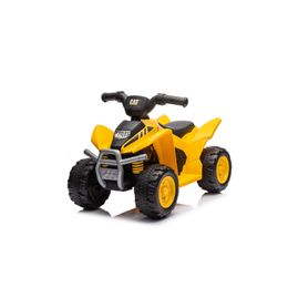 Chipolino Kinder Elektro-Rutschauto CAT ATV, Gaspedal, Piepton am Lenkrad, 25 kg gelb