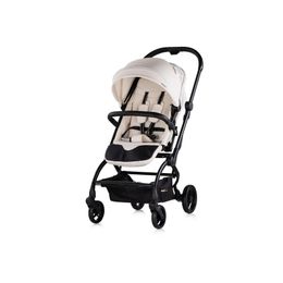 Chipolino Kinderwagen Revolut, Sitz 360 Grad drehbar, verstellbar, EVA-Reifen creme