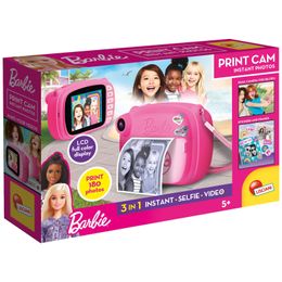 Lisciani 97050 - Barbie Print Cam Sofortbildkamera Kamera Drucker Fotos Kinder M&auml;dchen Photos
