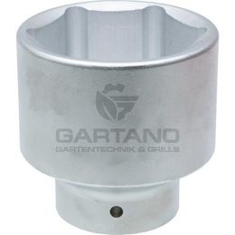 1" Sechskant-Stecknuss, 80 mm GRANIT BLACK EDITION