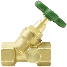 Schr&auml;gsitzventil GRANIT, Anschluss: 1/2", Baul&auml;nge (mm): 65, Bauh&ouml;he (mm): 70, Entleerung: G 1/4"