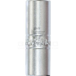 1/2" Stecknuss f&uuml;r Z&uuml;ndkerzen, 16 mm GRANIT BLACK EDITION