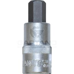 1/2" Bit-Stecknuss Innen6kant kurz 12mm GRANIT BLACK EDITION