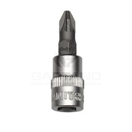 1/4" Bit-Stecknuss, PZ2 GRANIT BLACK EDITION