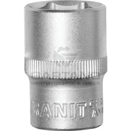 1/2'' Sechskant-Stecknuss, 7/16" GRANIT BLACK EDITION