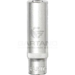 1/4" Sechskant-Stecknuss, lang, 10 mm GRANIT BLACK EDITION