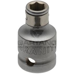 1/2" Bit-Adapter-Stecknuss, 1/2" x 5/16" GRANIT BLACK EDITION