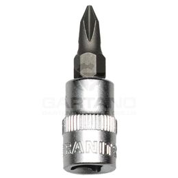1/4" Bit-Stecknuss, PH1 GRANIT BLACK EDITION