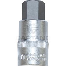 1/2" Bit-Stecknuss Innen6kant kurz 17mm GRANIT BLACK EDITION