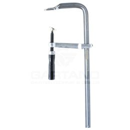 Ganzstahl-Schraubzwinge 400 mm GRANIT BLACK EDITION, Spannweite (mm) 400, Spanntiefe (mm) 120