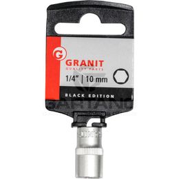 1/4" Stecknuss, 10 mm GRANIT BLACK EDITION