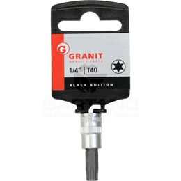 1/4" Bit-Stecknuss TX, T40 GRANIT BLACK EDITION