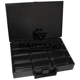 BE Blechkasten 12-fach unbestueckt GRANIT BLACK EDITION, 12-fach