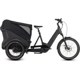 Cube Trike Cargo Hybrid 1500 | Gr. One Size | Aluminium E-Transportrad Grau