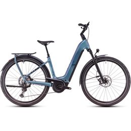 Cube Kathmandu Hybrid SLX 800 | Gr. 58 cm | Aluminium E-Trekkingbike Blau