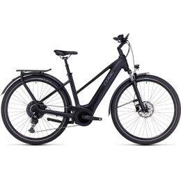 Cube Touring Hybrid Pro 625 | Gr. 54 cm | Aluminium E-Citybike Schwarz